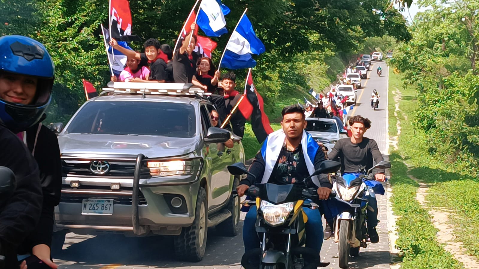 Militancia sandinista conmemora 44 aniversario del repliegue táctico a Apají