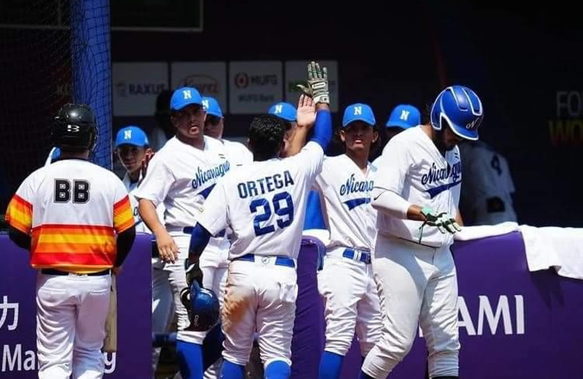 Selección nicaragüense de béisbol invicto en el Mundial U23
