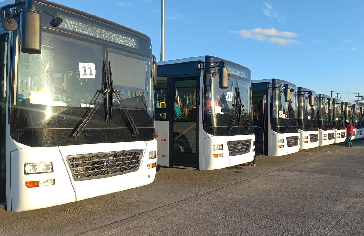 Llegan 125 buses chinos para modernizar el transporte en Nicaragua