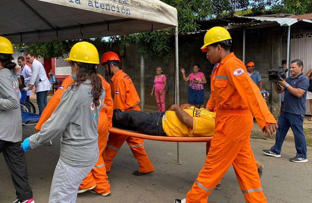 Barrio El Recreo participa en Ejercicio Nacional de Emergencias
