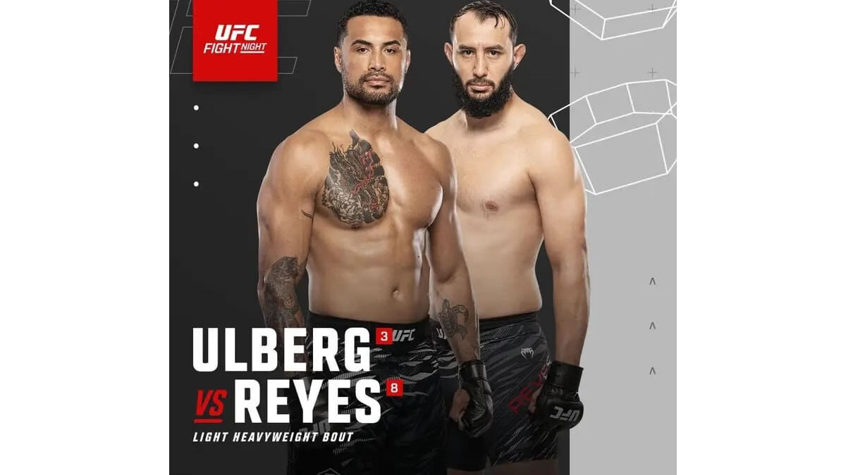 Carlos Ulberg vs. Dominick Reyes: choque de titanes en la RAC Arena