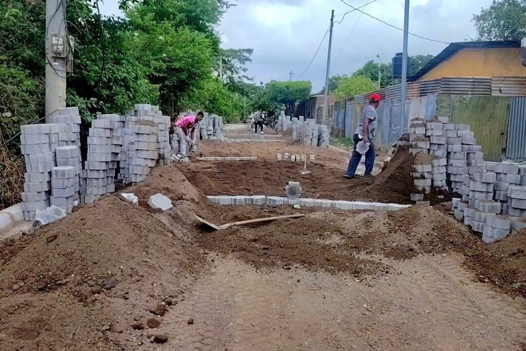 Rivas continúa mejorando sus calles con nuevos proyectos de adoquinado